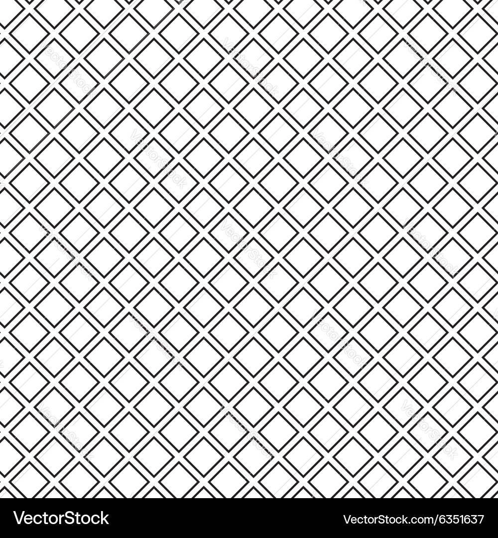 Seamless waffle texture black and white Royalty Free Vector