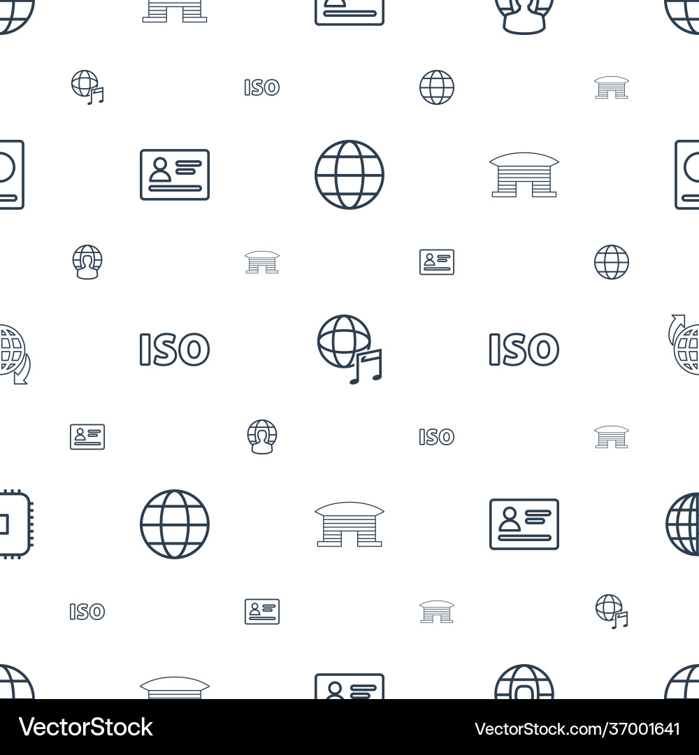 International icons pattern seamless white Vector Image