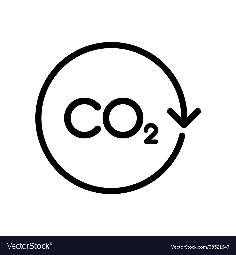 Co2 carbon emissions concept icon badge Royalty Free Vector Co2 carbon emissions concept icon badge Royalty Free Vector