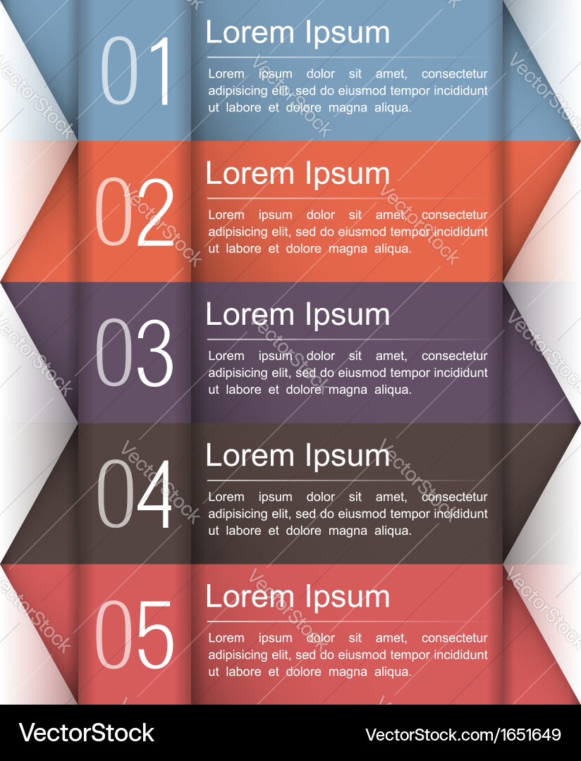 Modern infographics design template Royalty Free Vector