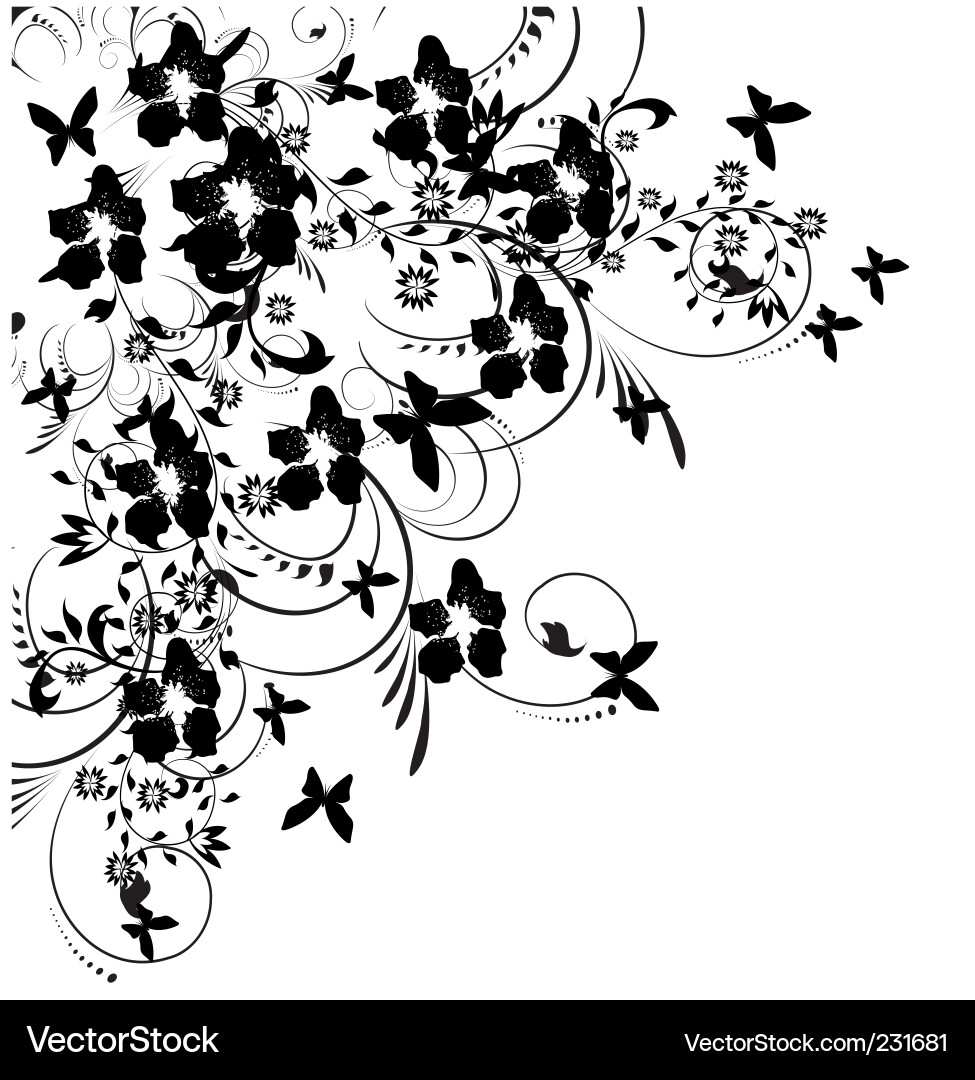 Nature silhouette Royalty Free Vector Image - VectorStock