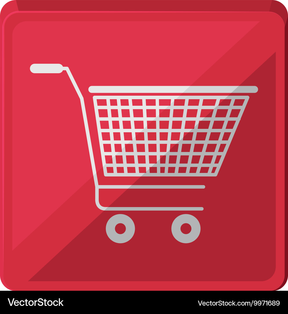 Shopping cart isolated icon design Royalty Free Vector Image