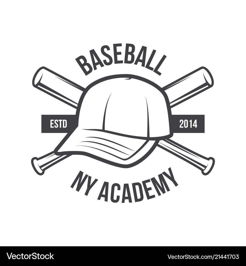 Baseball logo and insignia Royalty Free Vector Image