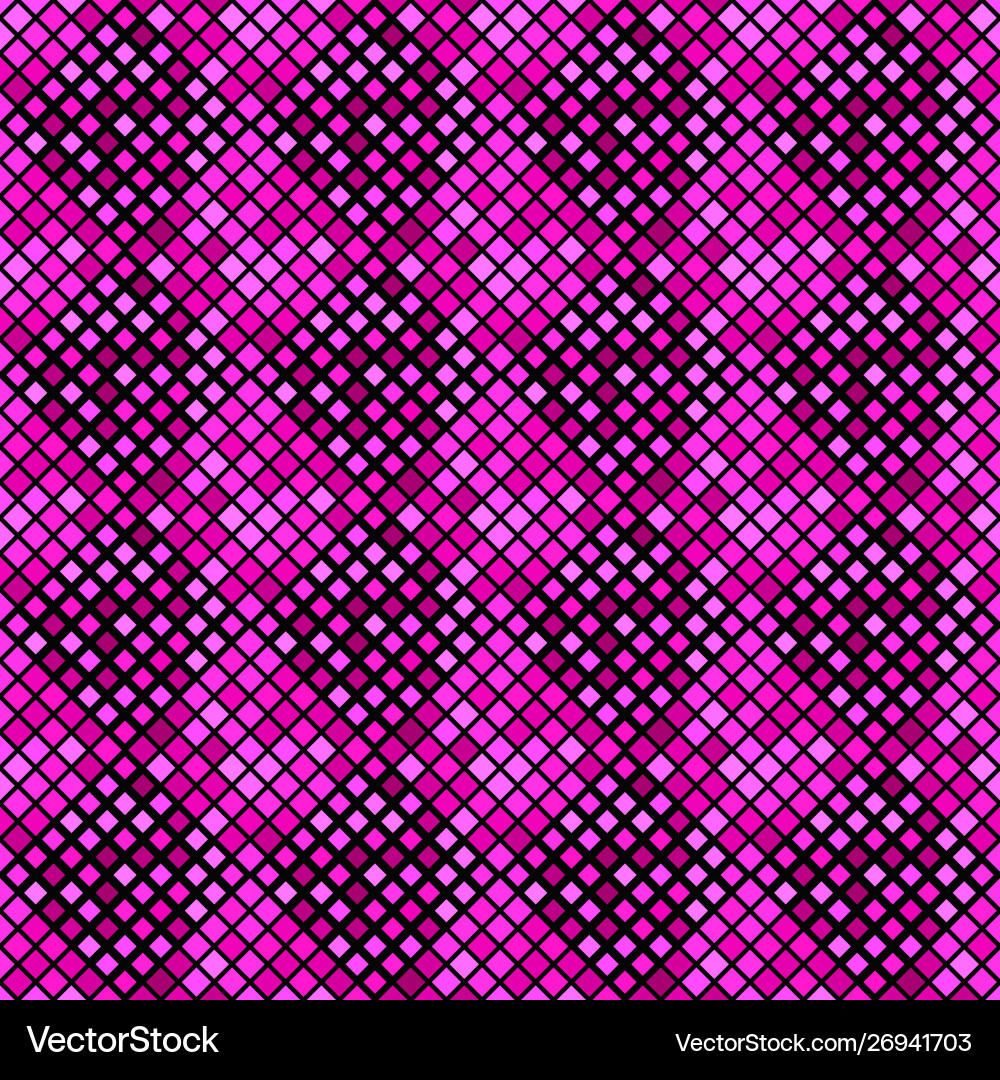 Pink seamless geometrical square pattern Vector Image