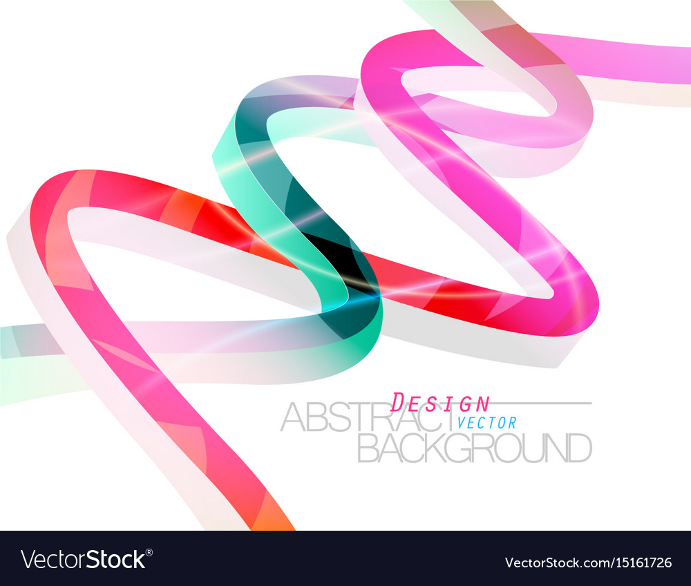 Abstract colorful lines design Royalty Free Vector Image - VectorStock