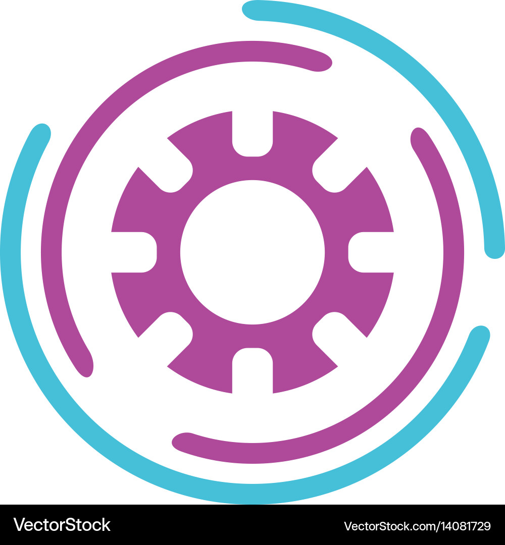 Abstract flow logo template design Royalty Free Vector Image