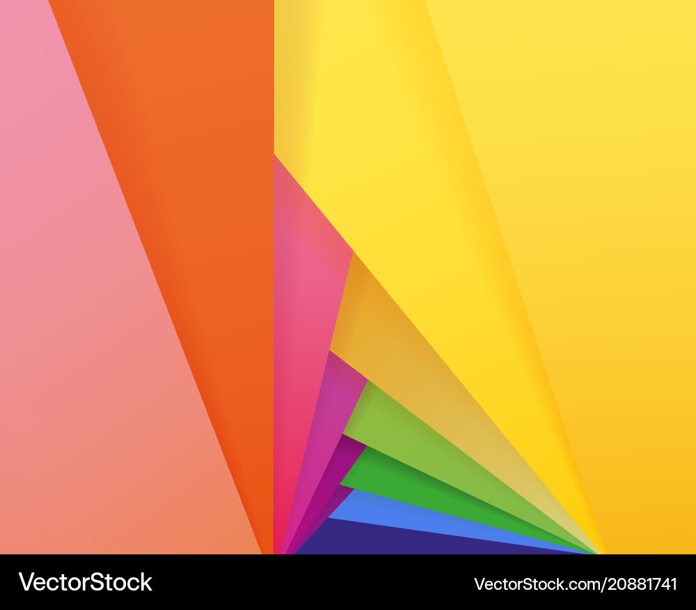 Colorful paper for background Royalty Free Vector Image