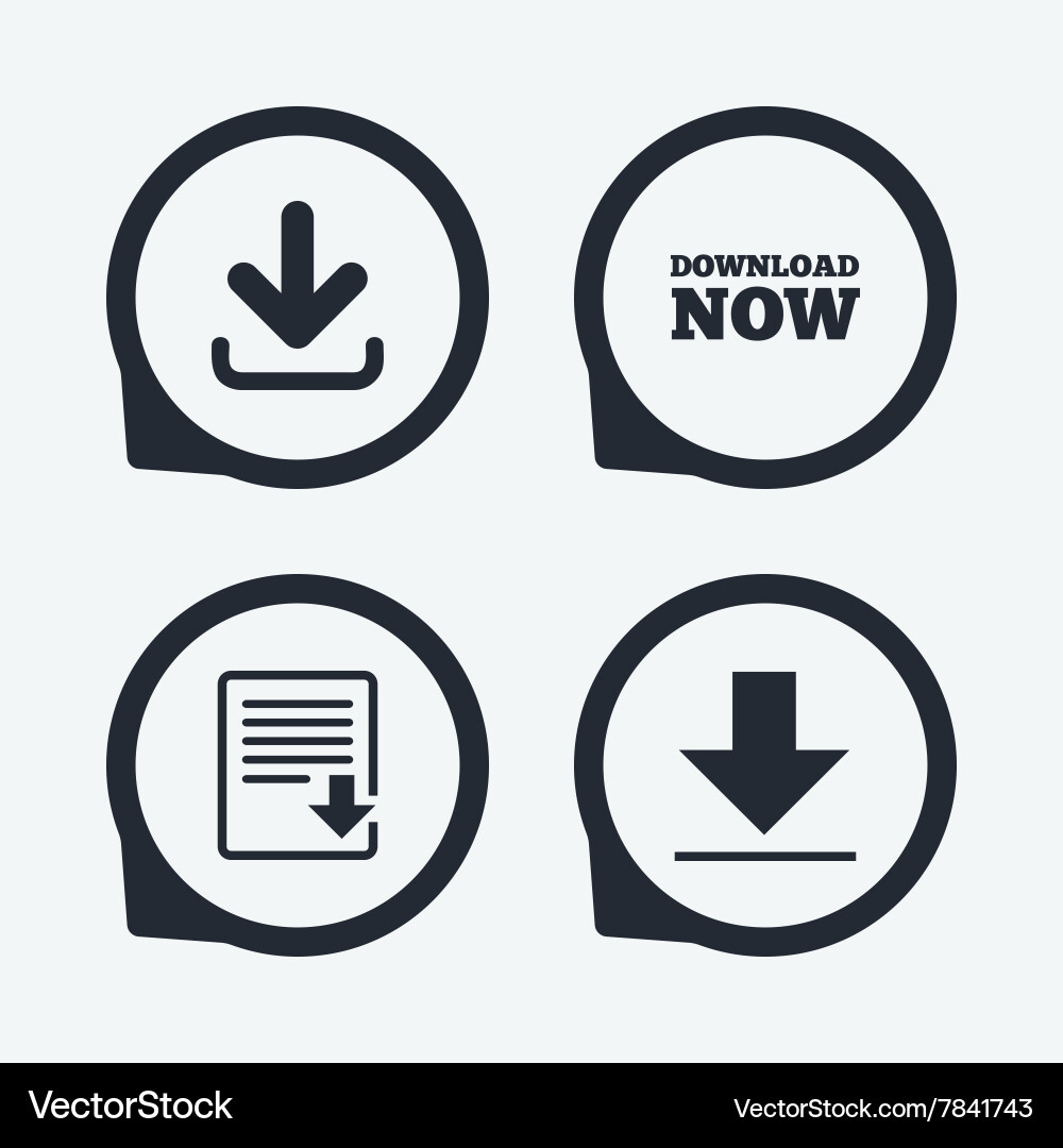 Download now signs upload file document icon Vector Image