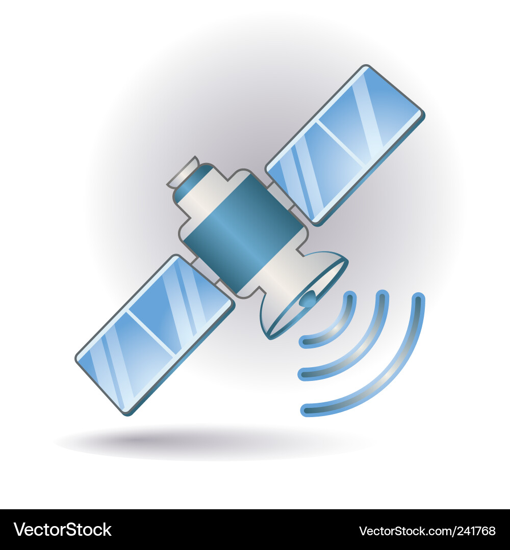 Satellite Royalty Free Vector Image - VectorStock