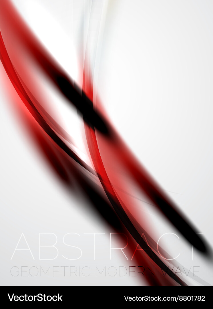 Modern curve stripes template Royalty Free Vector Image