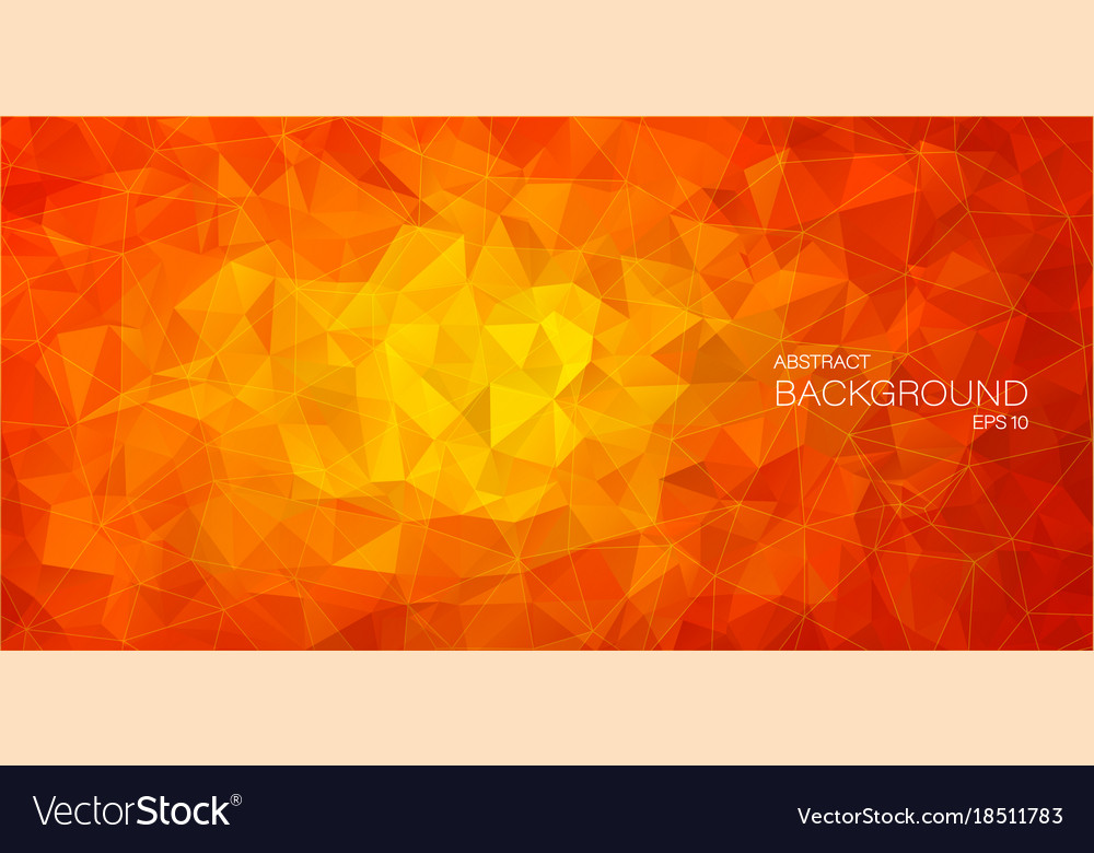 Flat 2d abstract triangle background Royalty Free Vector