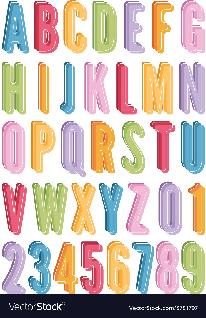 Alphabet icons Royalty Free Vector Image - VectorStock Alphabet icons Royalty Free Vector Image - VectorStock