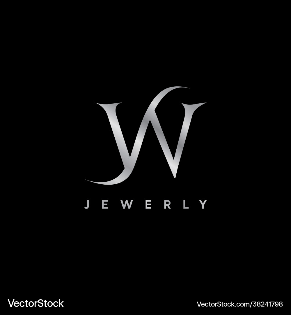 Initial ws logo is elegant and luxurious Vector Image