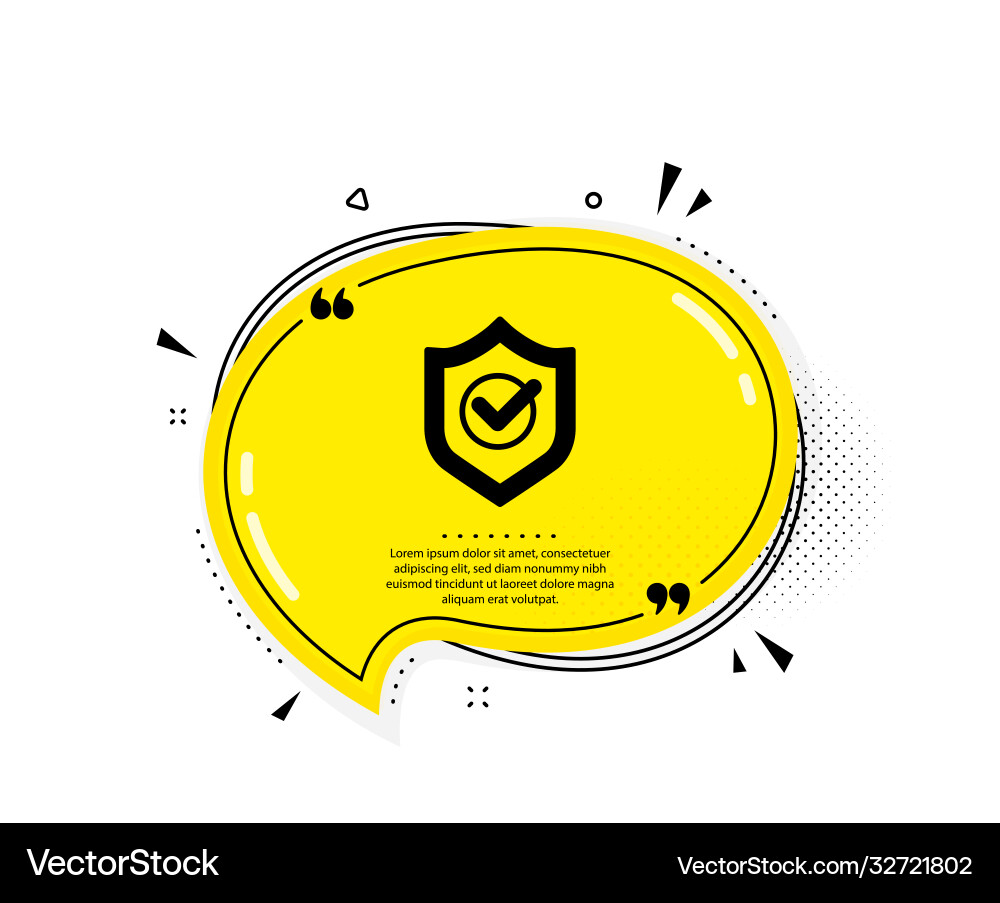 Approved shield icon accepted or confirmed sign Vector Image