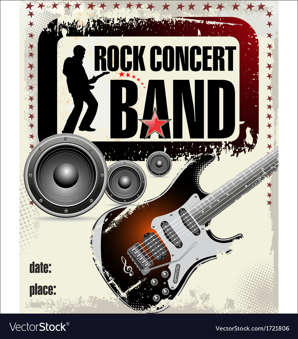 Rock Concert Posters Designs
