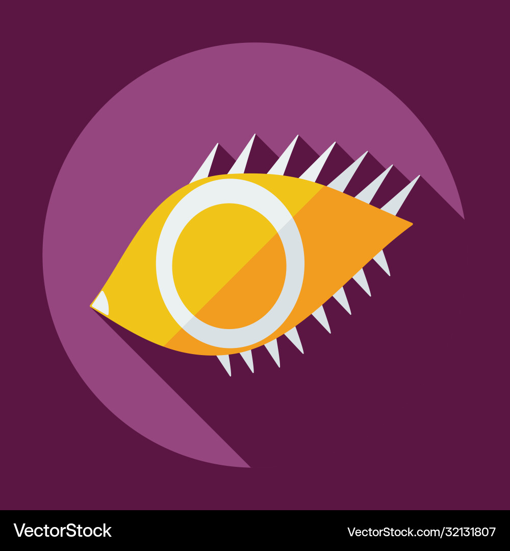 Flat modern design with shadow icon optics Vector Image