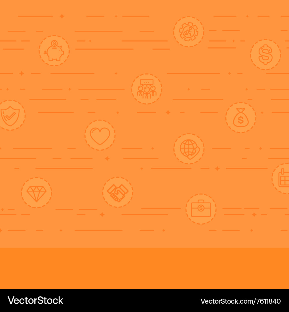 Background with business icons Royalty Free Vector Image