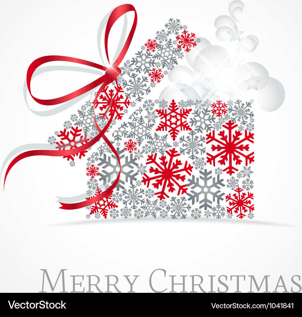 Christmas present Royalty Free Vector Image - VectorStock