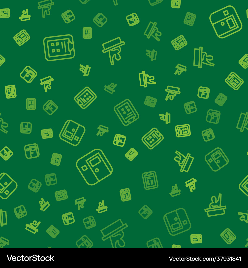 Set line exam sheet with check mark school Vector Image