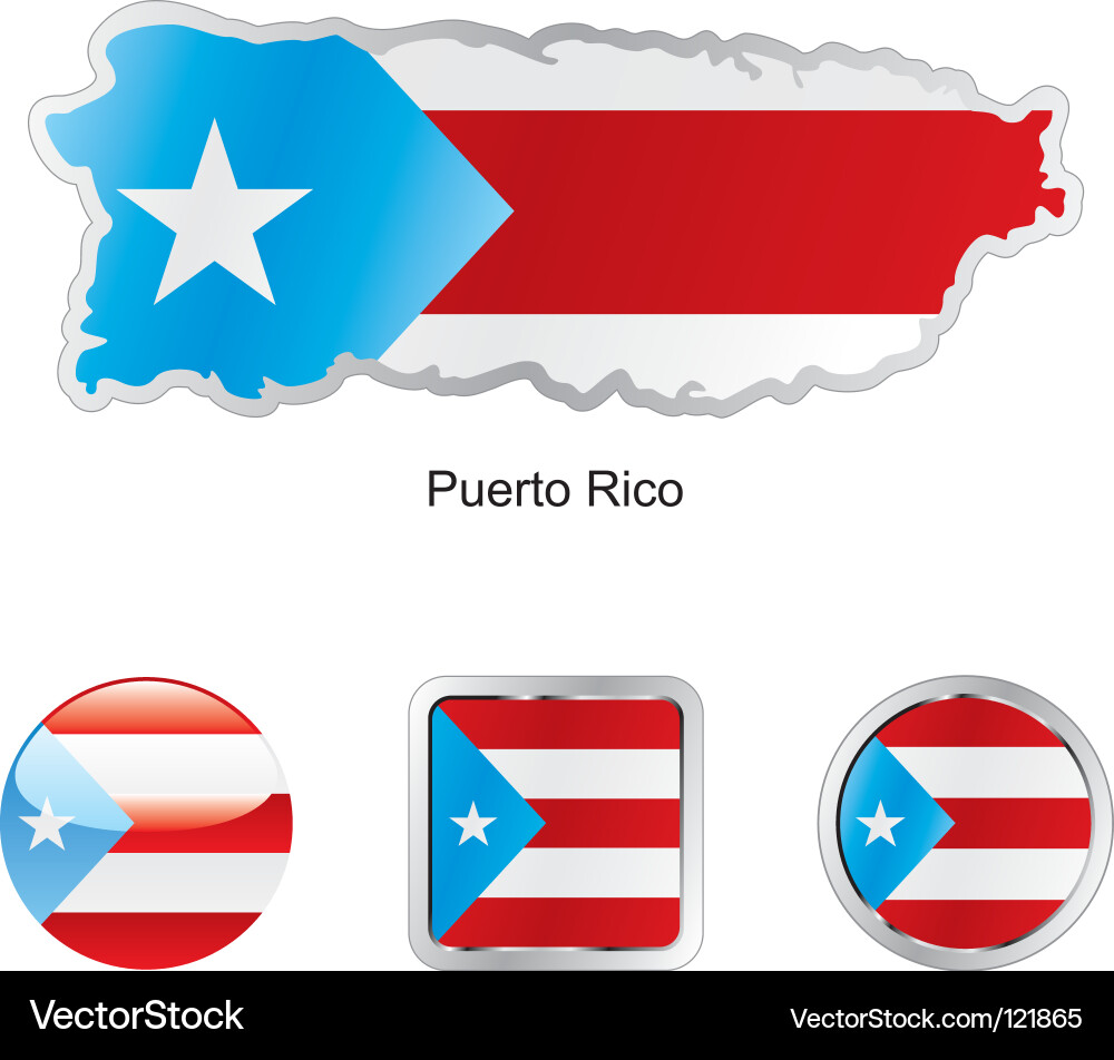 Puerto rico Royalty Free Vector Image - VectorStock