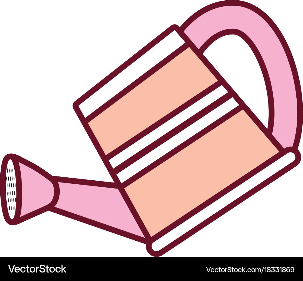 Watering can Royalty Free Vector Image - VectorStock