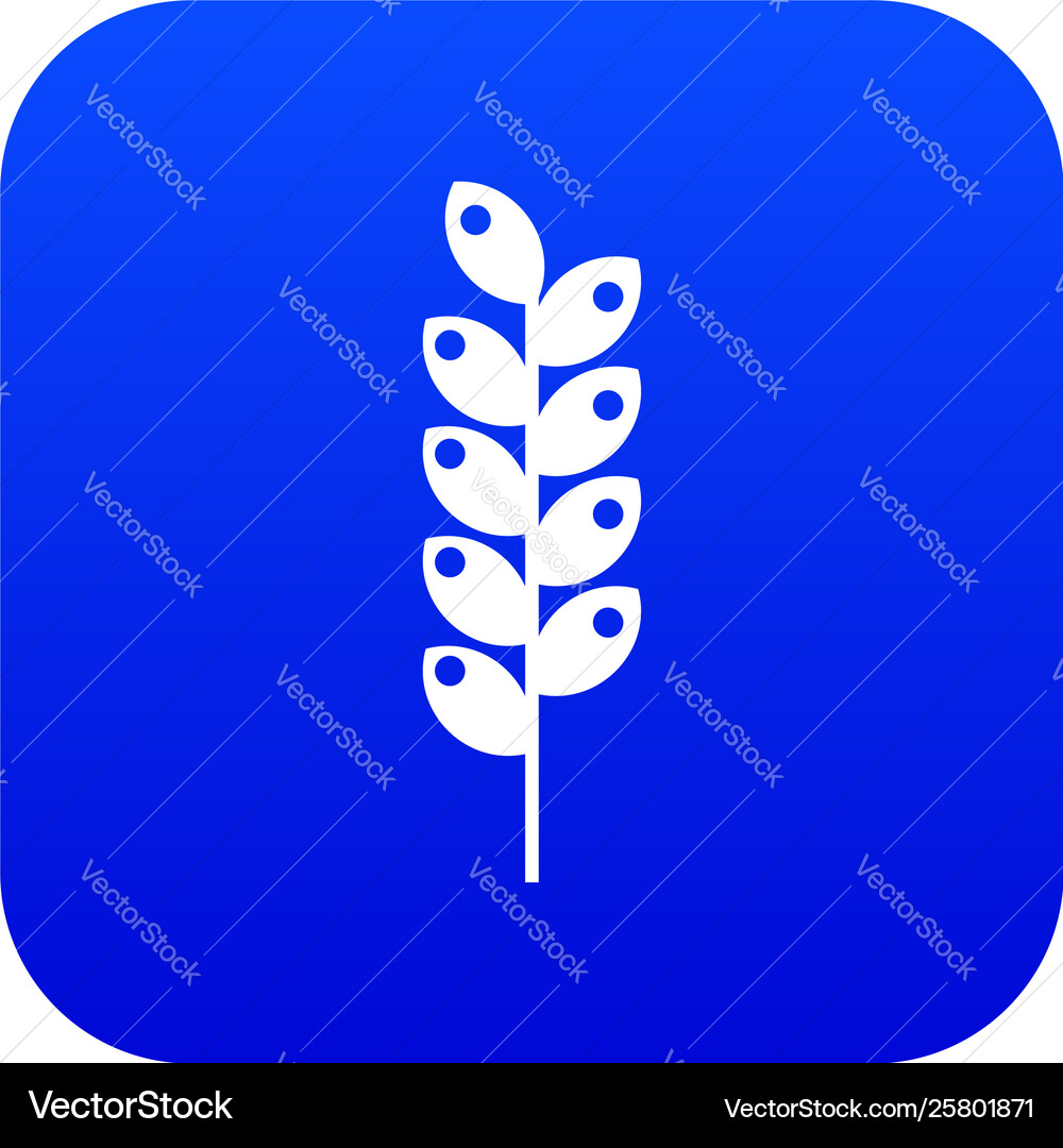 Tight spike icon digital blue Royalty Free Vector Image