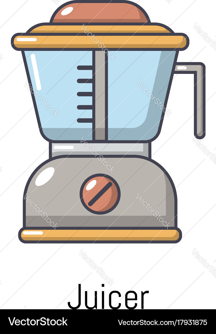 Juicer icon cartoon style Royalty Free Vector Image