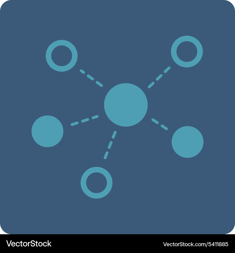 Virtual links icon Royalty Free Vector Image - VectorStock