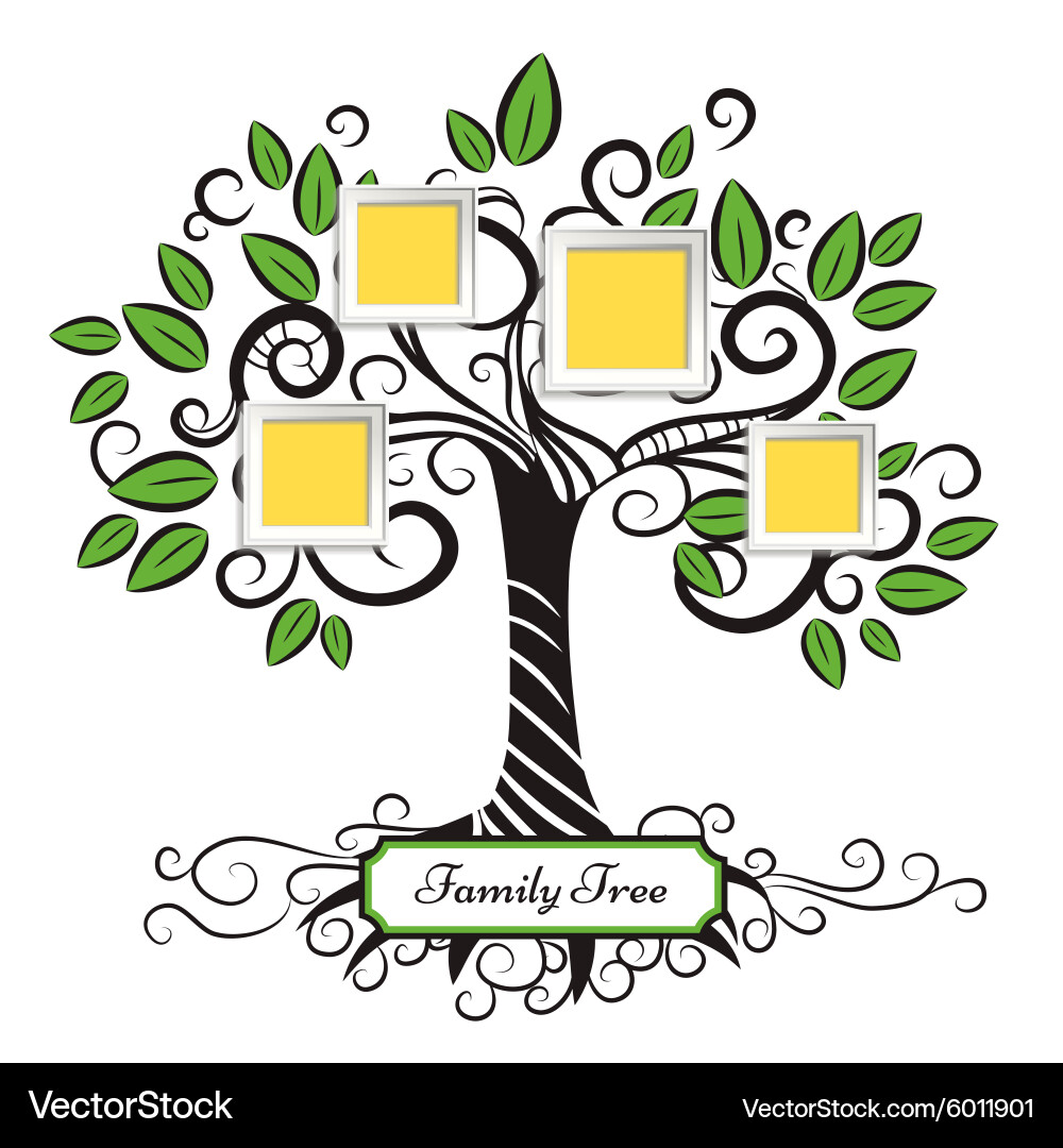 Memories tree Royalty Free Vector Image - VectorStock