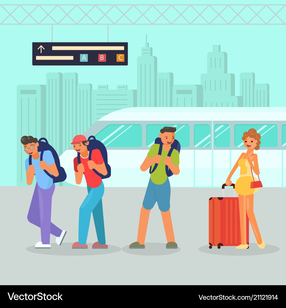 Vacation and travel concept Royalty Free Vector Image