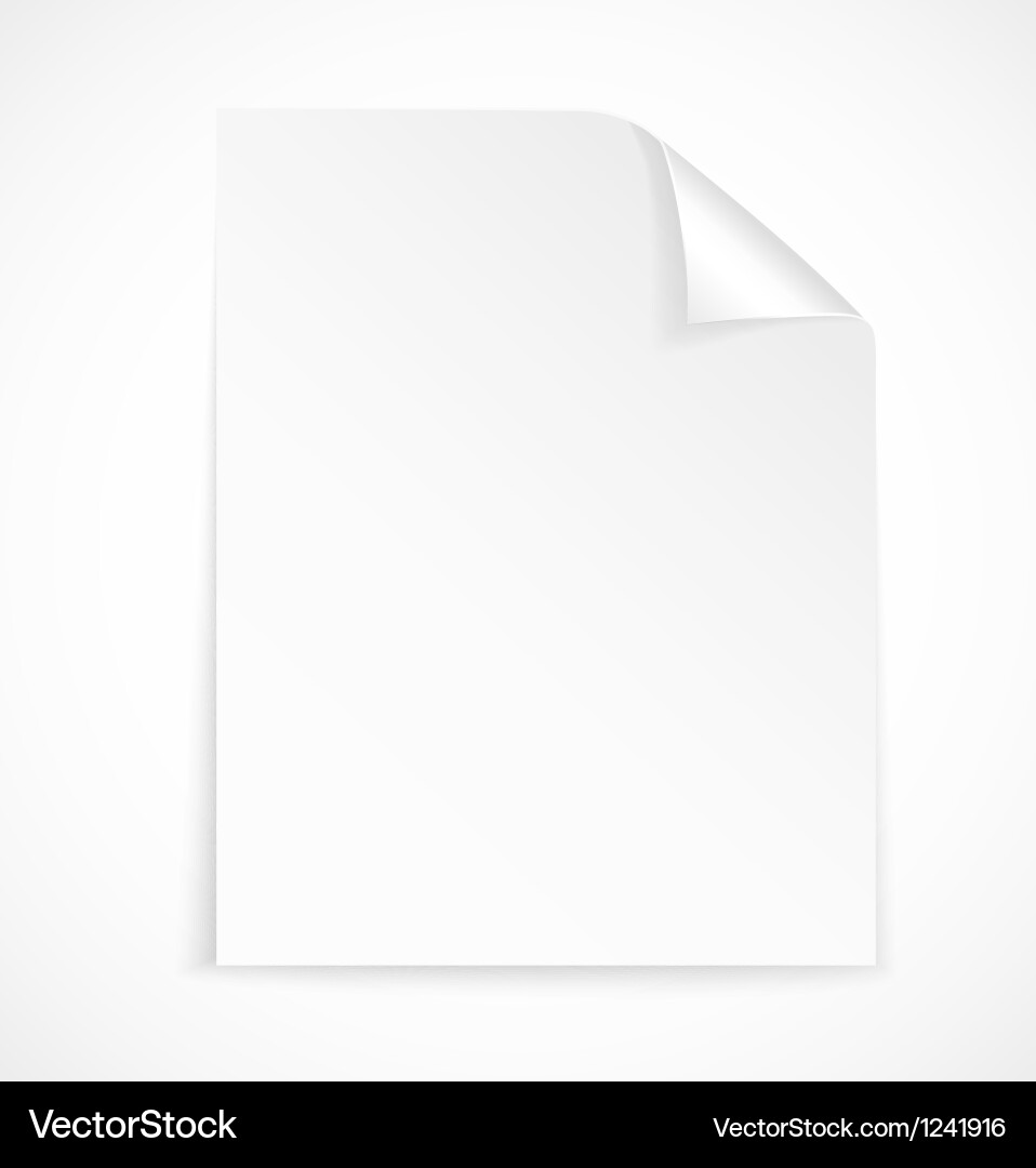 Blank letter paper icon Royalty Free Vector Image