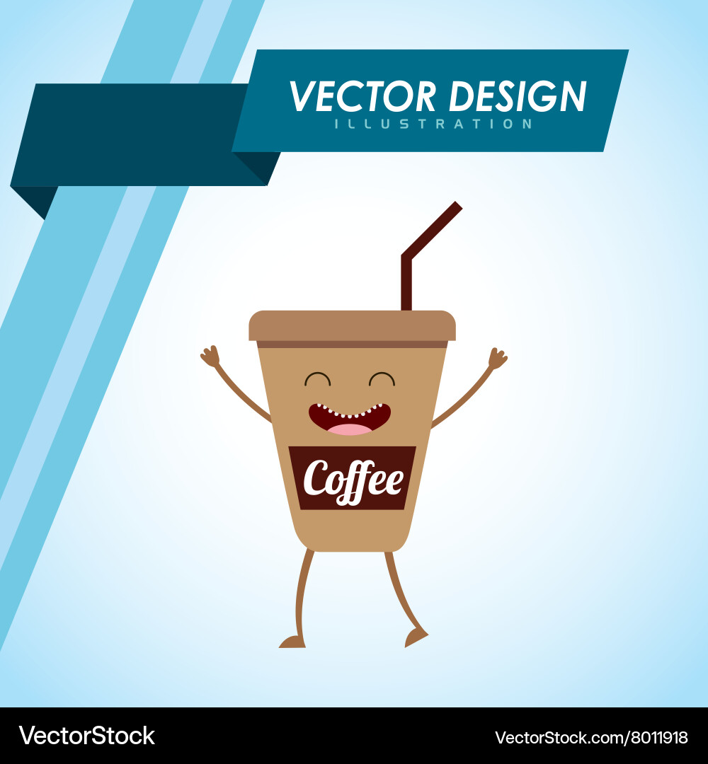 Character food design Royalty Free Vector Image