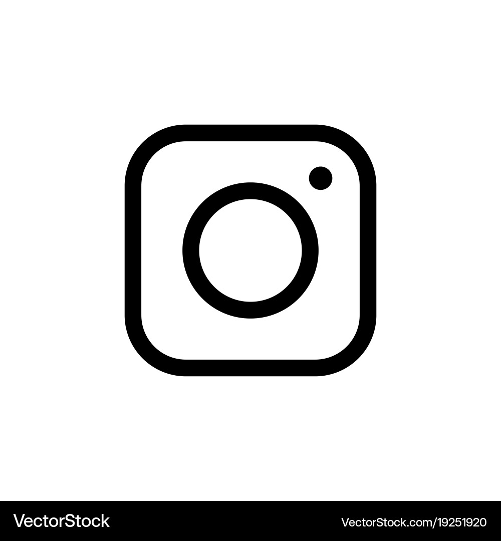 Web icon of modern lineart camera Royalty Free Vector Image