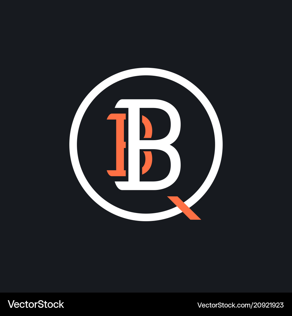 Bbq barbecue monogram Royalty Free Vector Image