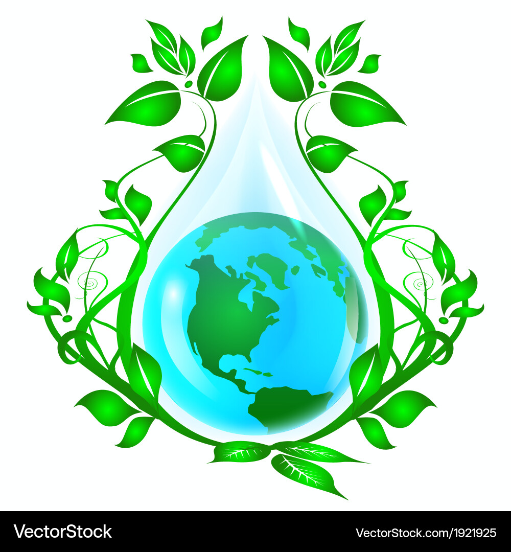 Ecology logo Royalty Free Vector Image - VectorStock