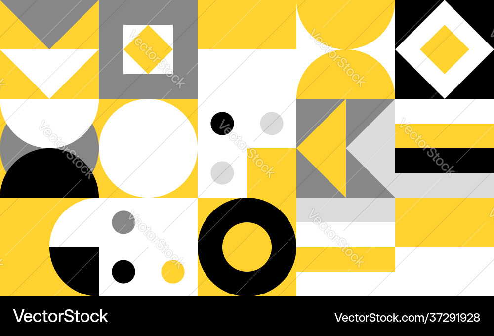 Simple geometric pattern bright color Royalty Free Vector