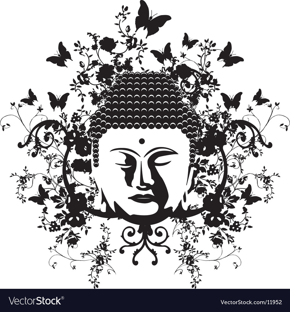 Buddha Royalty Free Vector Image - VectorStock