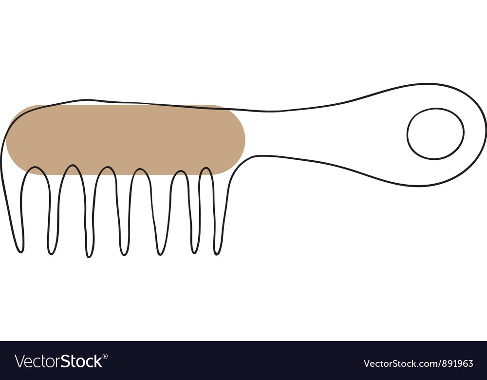 Comb Royalty Free Vector Image - VectorStock