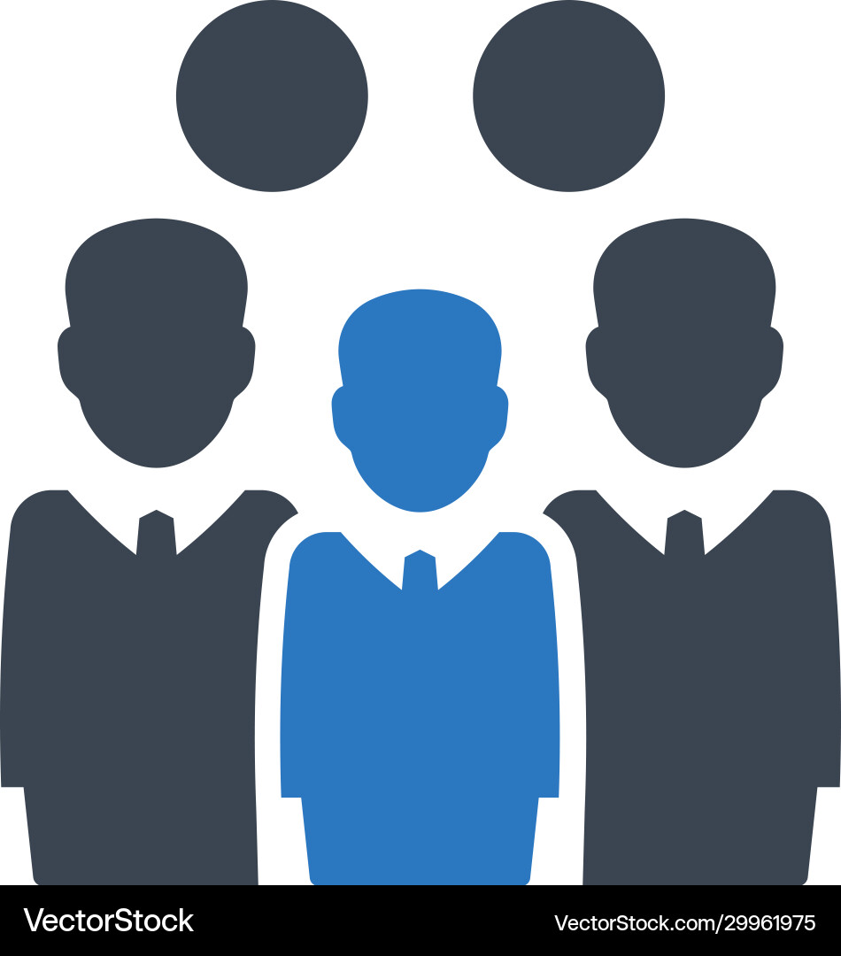 Business group icon Royalty Free Vector Image - VectorStock