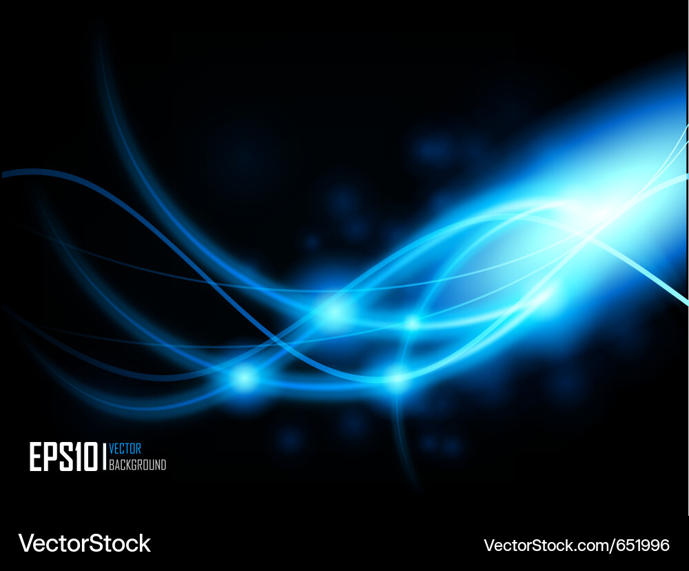 Abstract energy formation - blue theme Royalty Free Vector