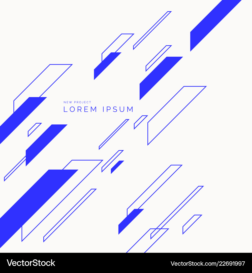 Abstract geometric background poster Royalty Free Vector