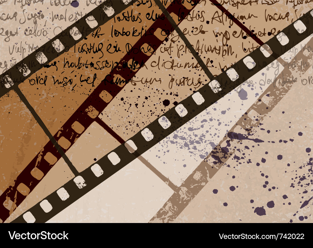 Vintage film background Royalty Free Vector Image