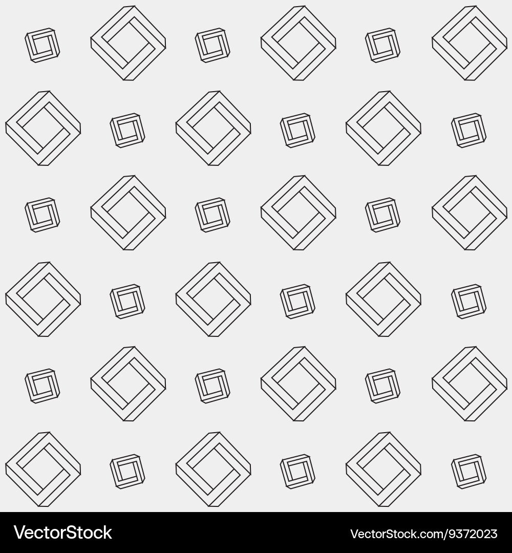 Pattern geometric simple monochrome minimalistic Vector Image