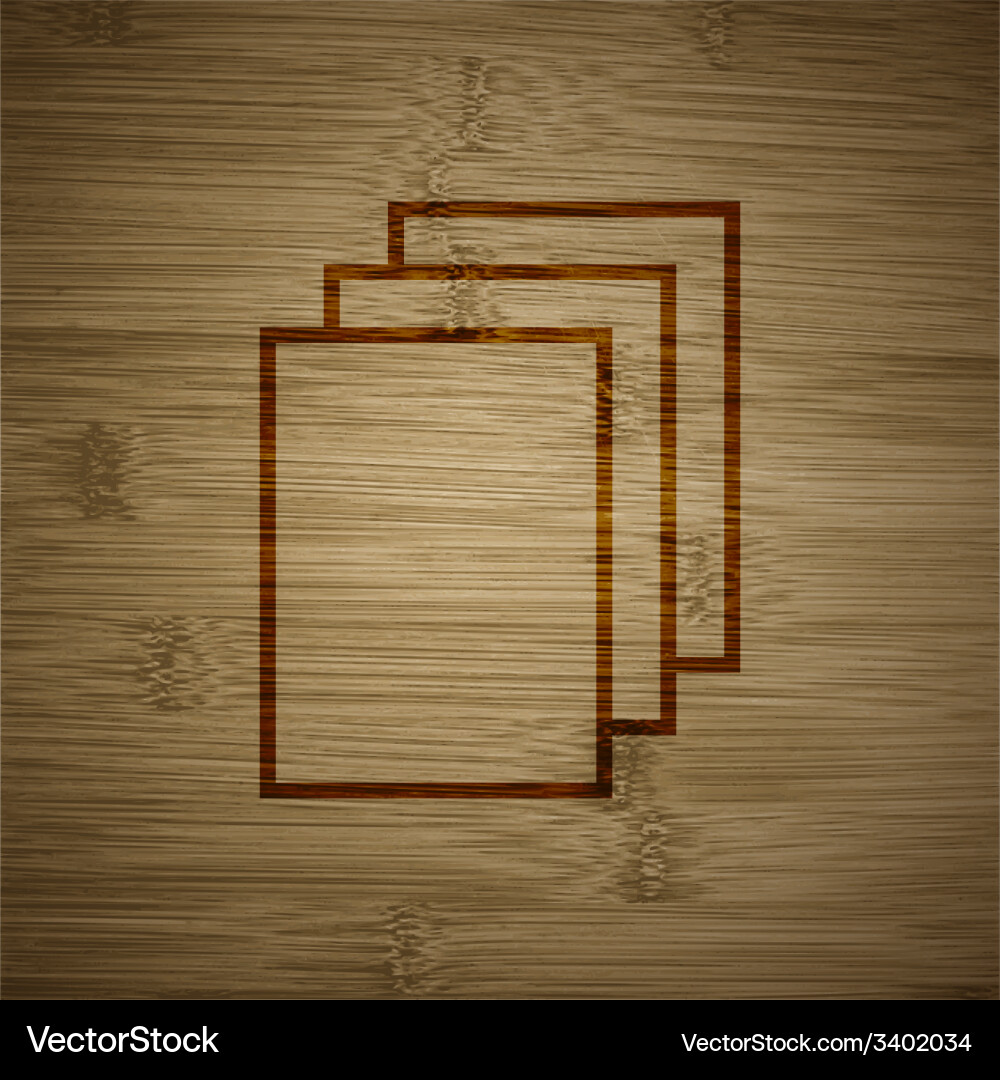 Copy file icon symbol flat modern web design Vector Image