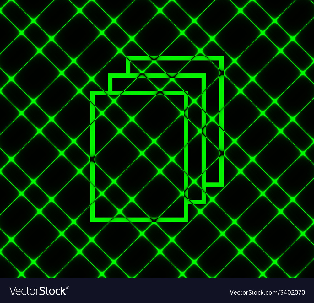 Copy file icon symbol flat modern web design Vector Image
