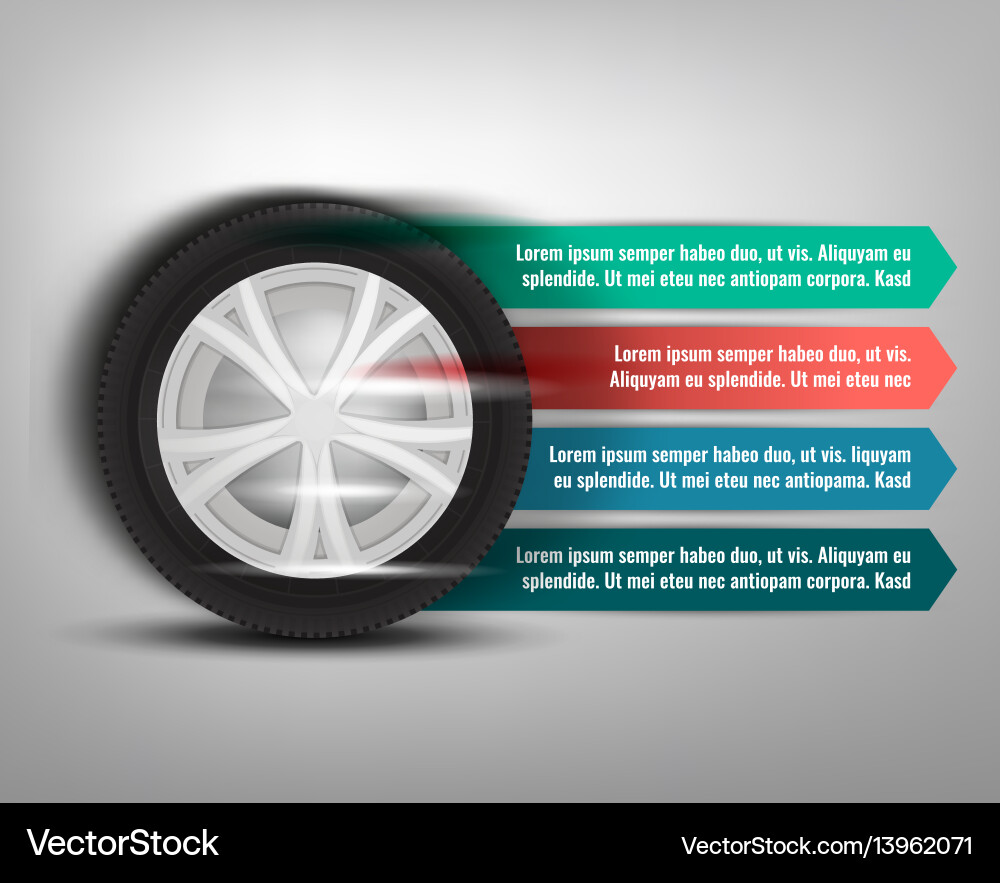Tyre banner image Royalty Free Vector Image - VectorStock