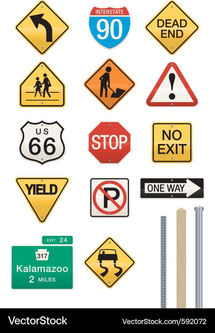 Highway Signs And Symbols