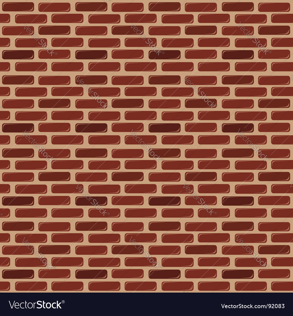 Brick wall seamless background Royalty Free Vector Image