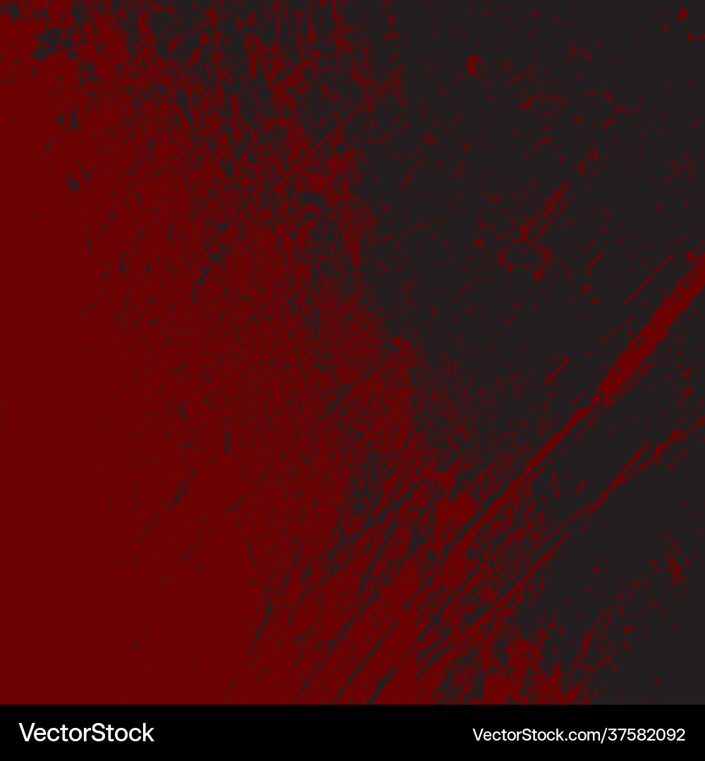 Red grunge distressed background for your design Vector Image