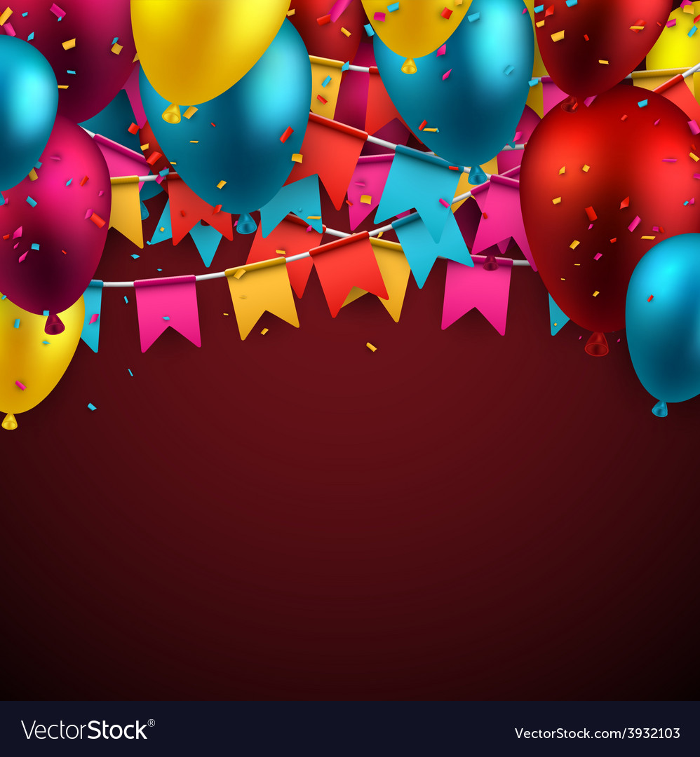 Party celebration background Royalty Free Vector Image